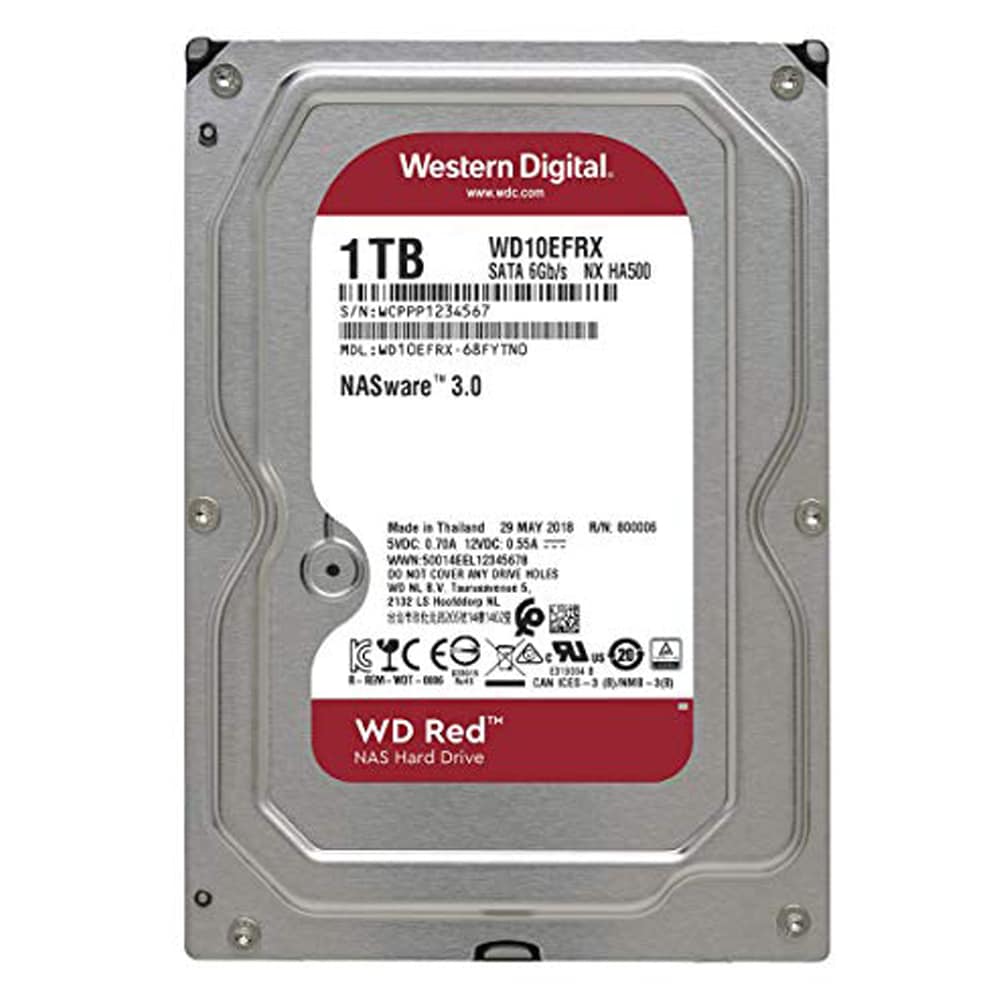 1TB Western Digital Red 3.5" Internal NAS HDD