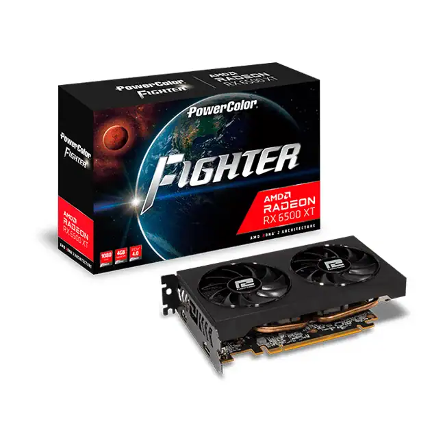 PowerColor Radeon RX 6500 XT Fighter 4GB Graphics Card